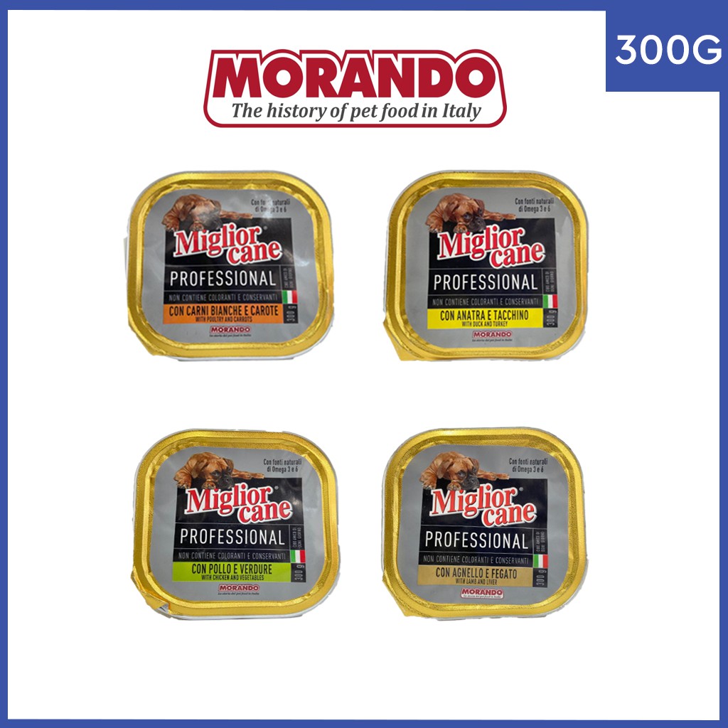 Morando Miglior Gatto Alutray Profesional Dog Wet Food 300g | Shopee ...