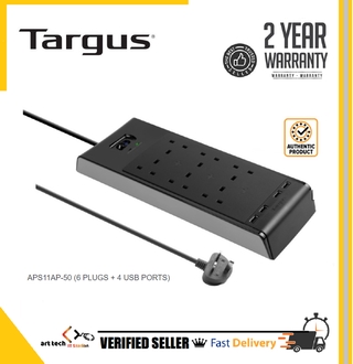 Fast Shipping > Targus Smart Surge 6 Outlet 4 USB Port/4 Outlet 2 USB ...