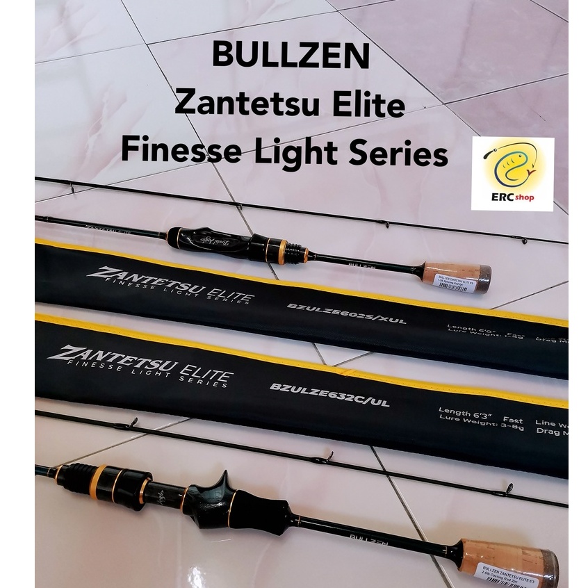 2022 Bullzen Zantetsu Elite Baitcast & Spinning Rod BC Baitcasting ...