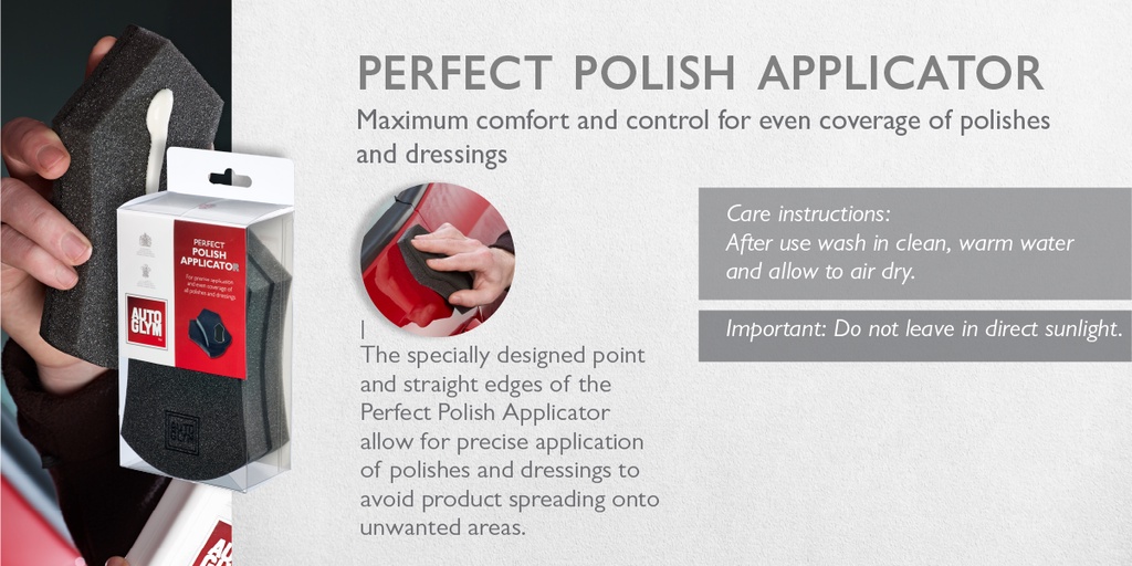 AUTOGLYM Perfect Polish Applicator - Special Design For Maximum ...