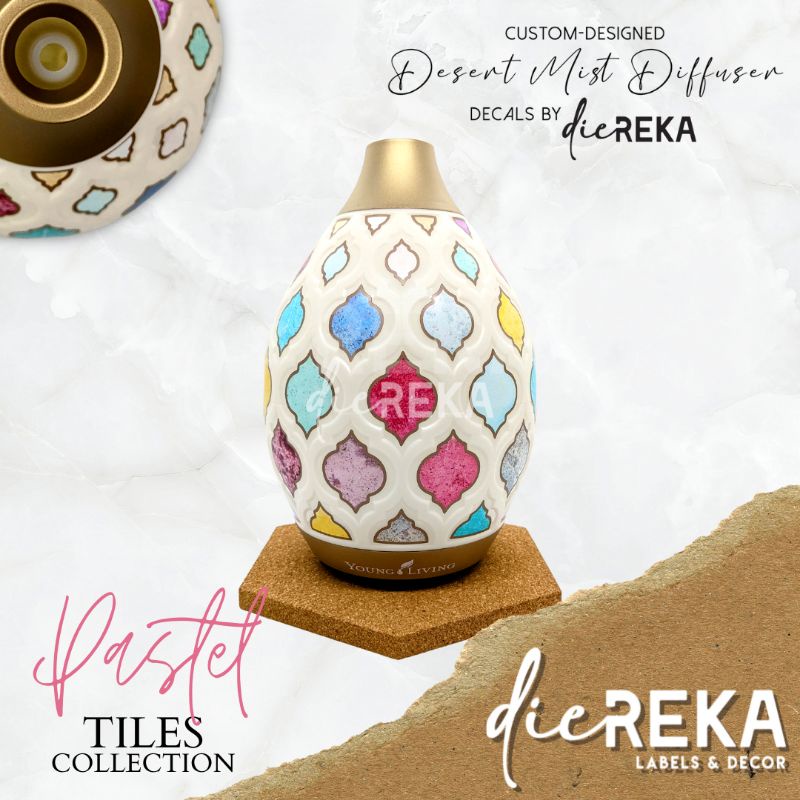 [PASTEL] DESERT MIST DIFFUSER DECALS/STICKER | TILES COLLECTION | YOUNG ...