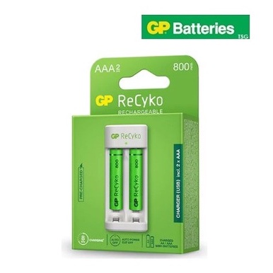 GP ReCyko 2 Slot E211 USB Charger AAA 800mAh 2s | Shopee Malaysia