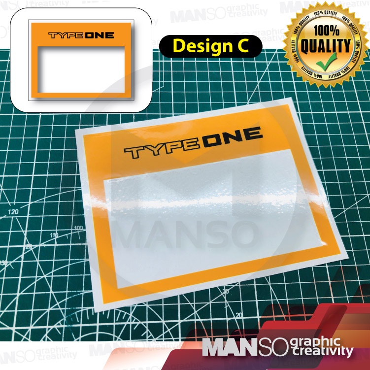 Road Tax Sticker JDM Spoon Type One Tokyo Mitsubishi DSport Toyopet ...