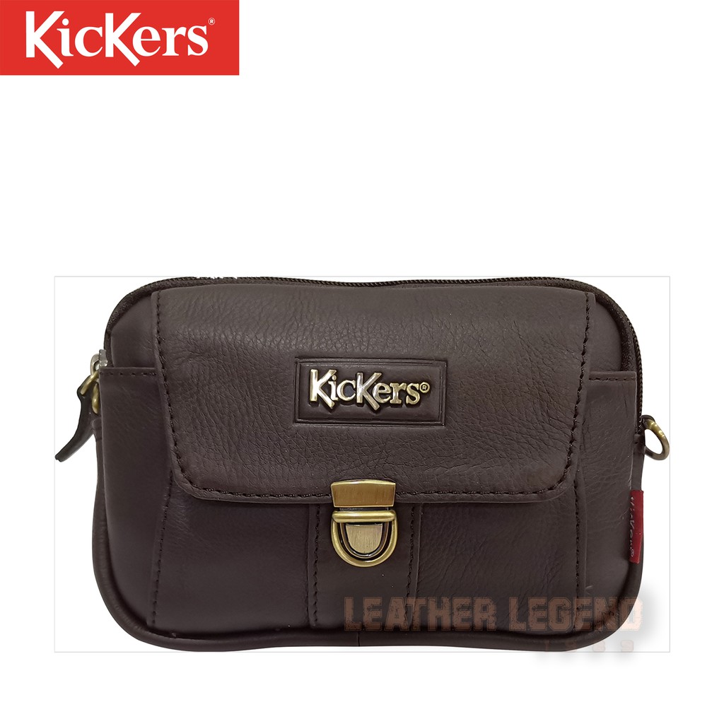 Kickers Genuine Leather Crossbody & Waist Pouch 2in1 KICS78568 | Shopee ...