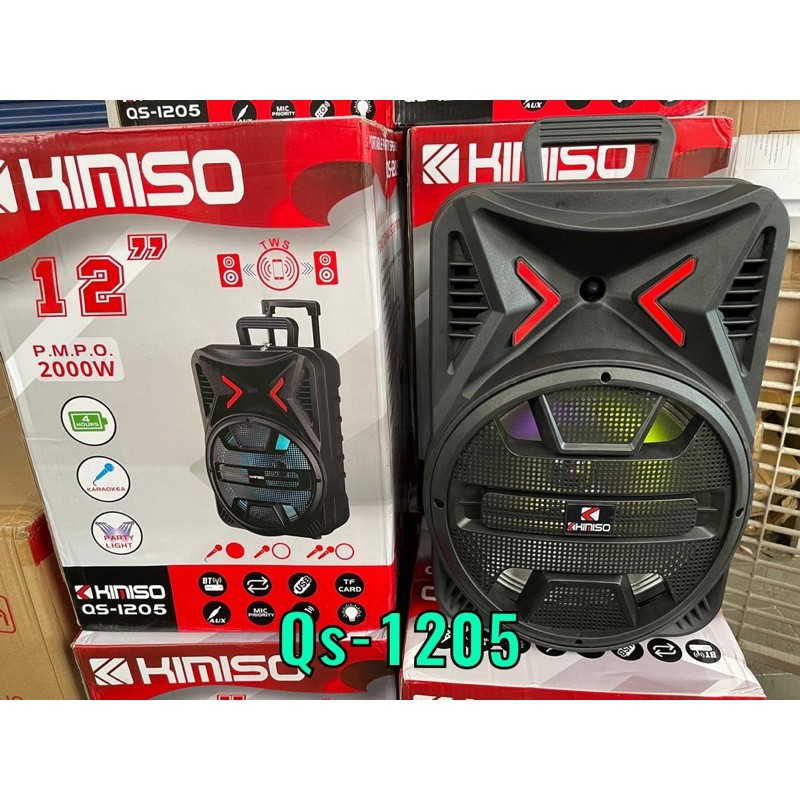 Kimiso Qs-1205 12inch Speaker_* Wired Mic | Shopee Malaysia