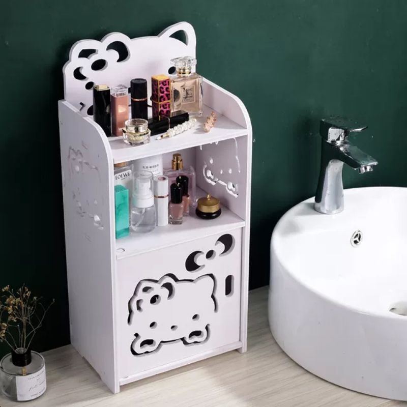 HELLO KITTY Lightweight Side Table Tea Table Bedroom Bedside Tables ...