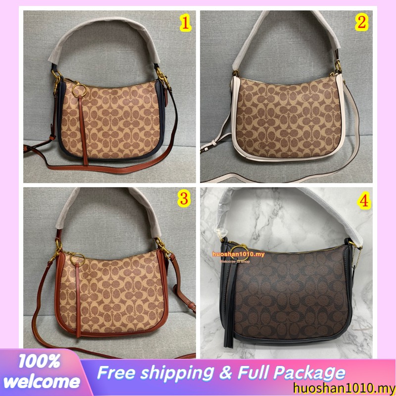 new 52577 69593 TASSEL Moon pack canvas + leather women shoulderbag ...