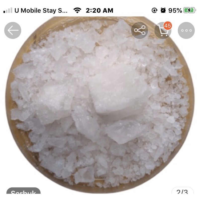 Serbuk batu tawas (1 kg) | Alum stone powder (1 kg) | Shopee Malaysia