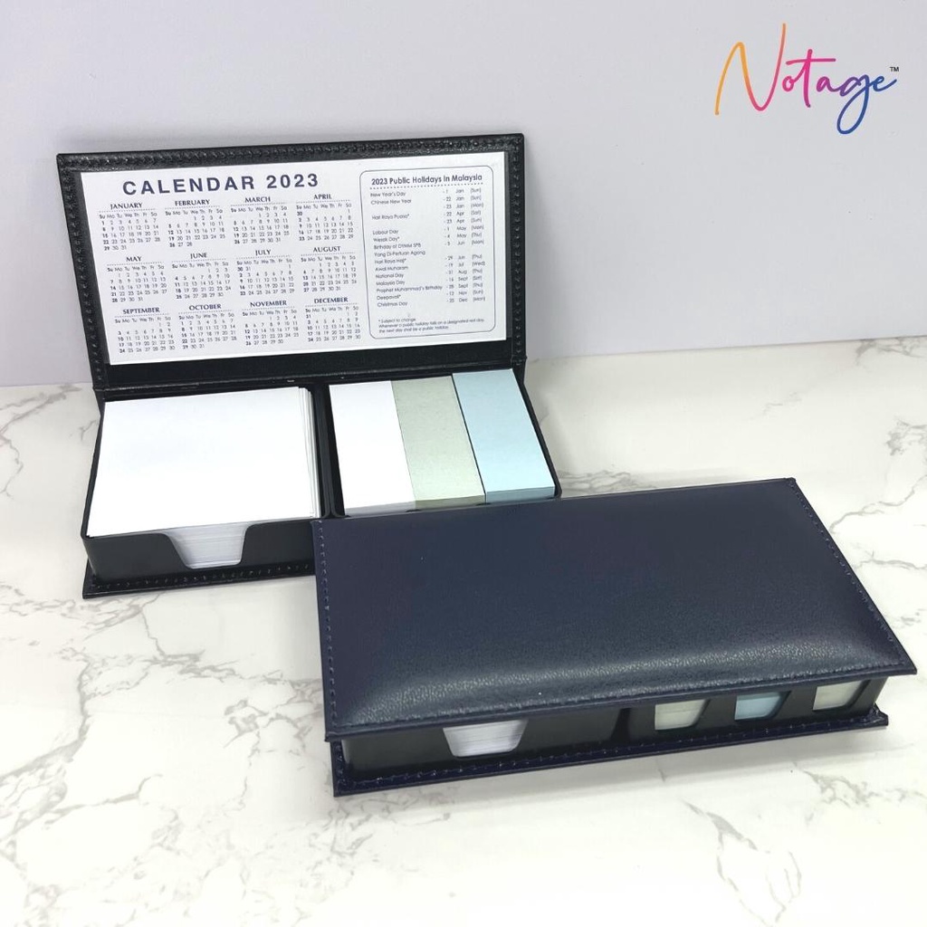 ReStick Memo Box with 200 sheets of Plain Memo Pads and 3 Colour ...
