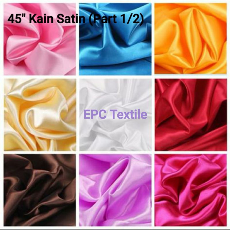 🎀44"/45" Kain Polyster Satin / Skirting / Renda & Ropol 💥READY STOCK💥🤗 ...