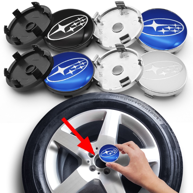 4pcs 60mm emblem Wheel Center Hub Caps Badge covers Car modification ...