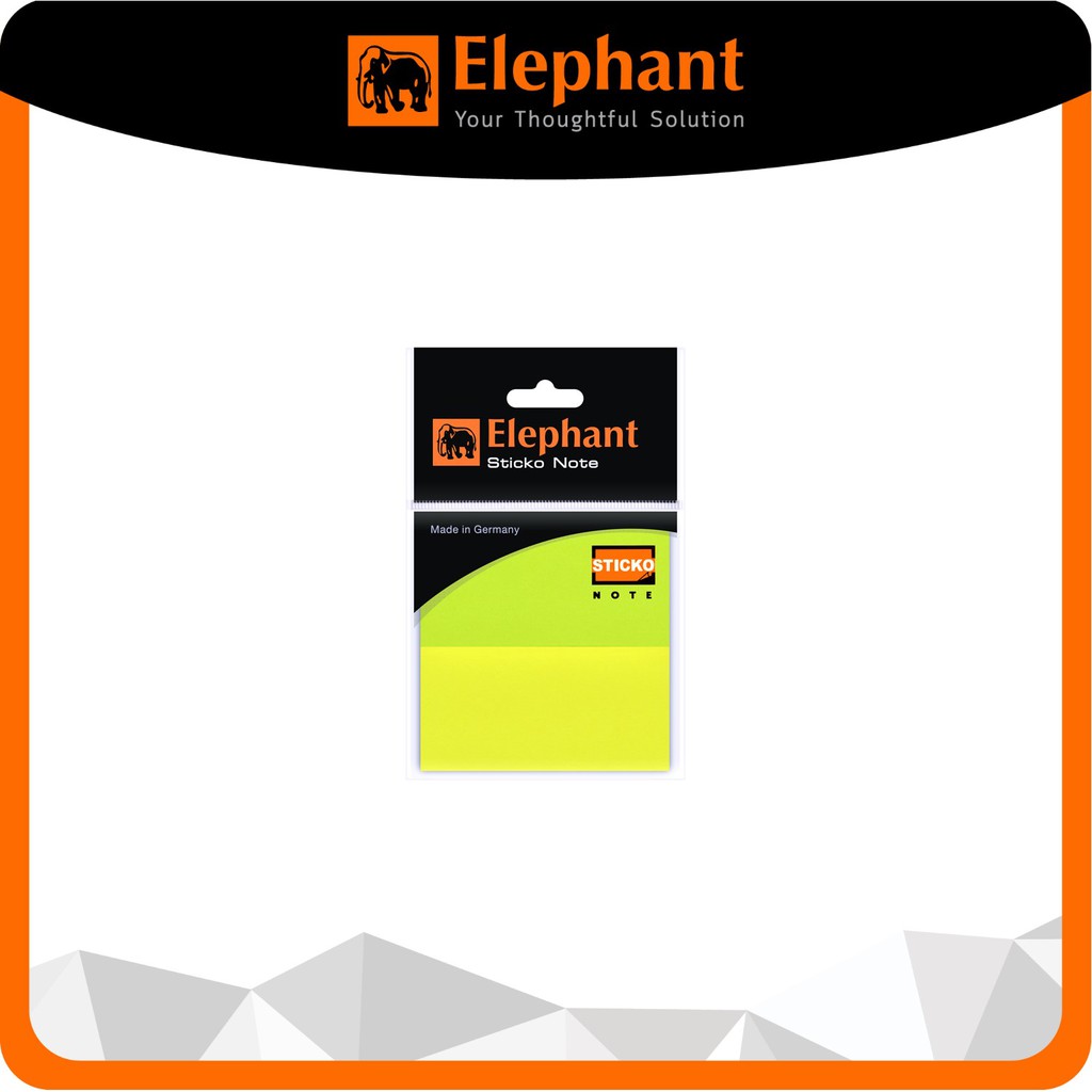 Elephant Sticky Note Mini Memo - Neon | Shopee Malaysia