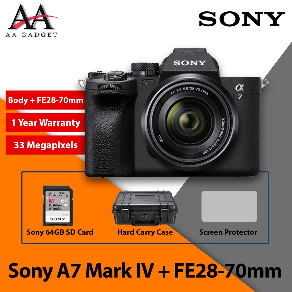 Sony A7IV A7MK4 A7 IV A7 MARK IV A7 MARK 4 A7MK IV (ILCE-7M4) Hybrid ...