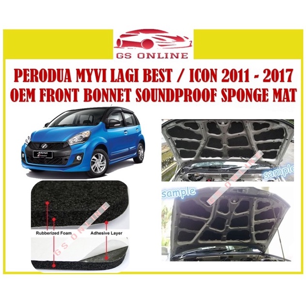 PERODUA MYVI LAGI BEST ICON 2011 2012 2015 2017 FRONT BONET BONNET ...