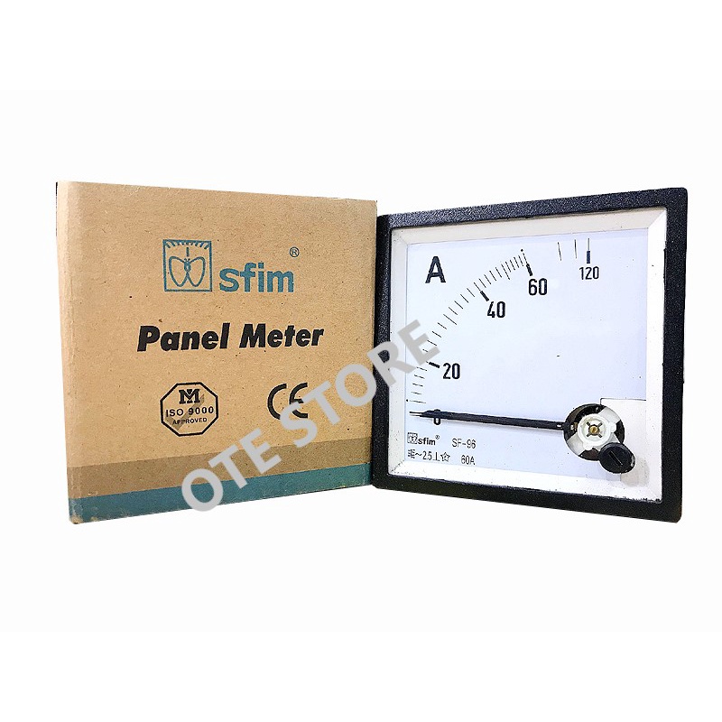 SFIM SF96 Analogue Direct Ammeter Panel Meter (96mm x 96mm) | Shopee ...