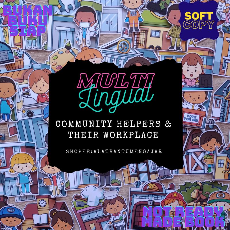 Multilingual- 30 Community Helpers and Their Workplace | Shopee Malaysia