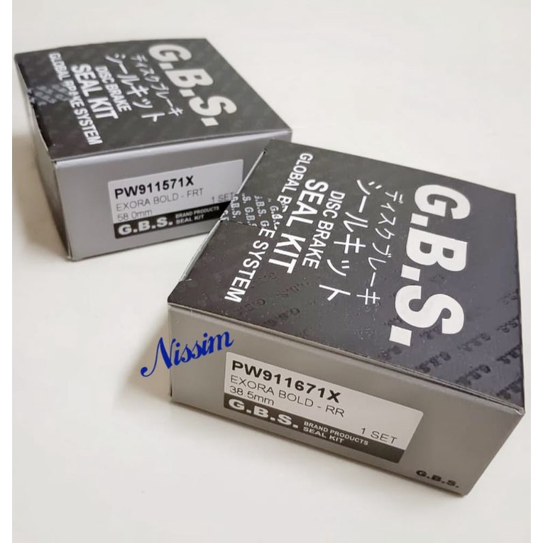 Caliper Repair Kit Exora Bold Cfe (front) & Exora Bold Cfe,Cps,Preve ...