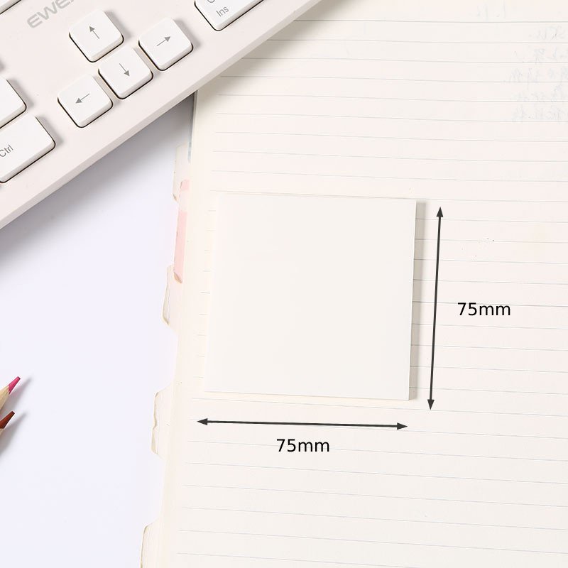 PET Transparent Sticky Notes Perspective Waterproof & Clear Post-it ...