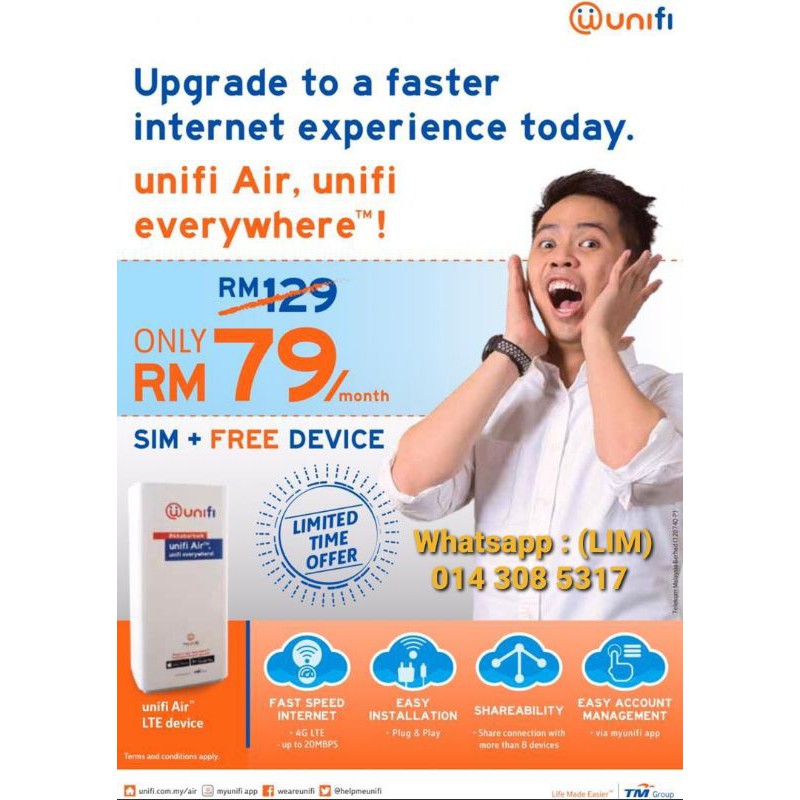 Unifi Home Fiber RM89 sahaja! Data Hotspot TANPA HAD!!! 30 Hari PERCUMA ...