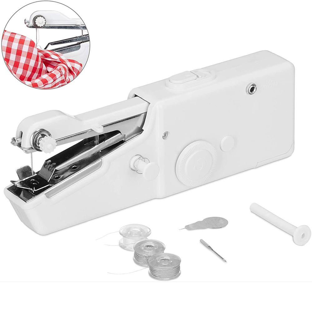 Mini Sewing Machine Handheld Stitch Machine Portable Electric Stitch ...