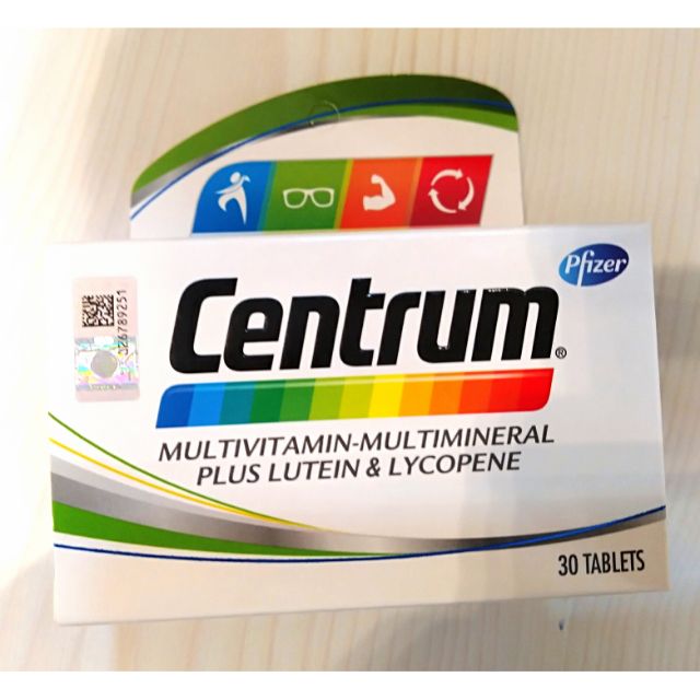 Centrum Multivitamin-Multimineral plus Lutein & Lycopene Tablets 30's ...