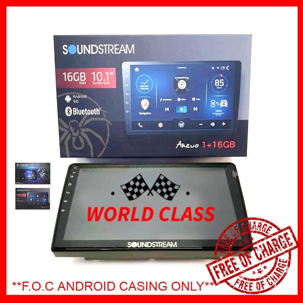 PROTON WAJA 2000-2011 SOUNDSTREAM ANDROID IPS PLAYER 10 INCH FULL HD ...