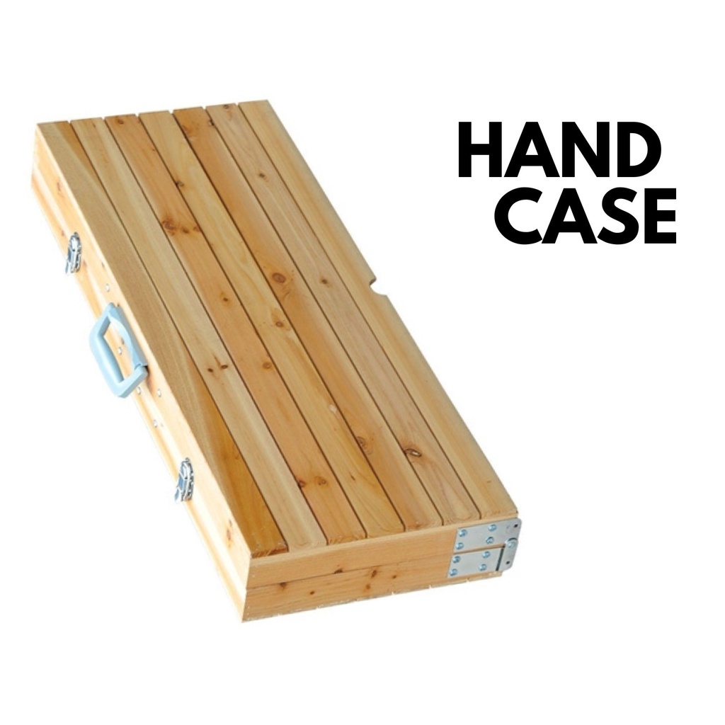 [ READY STOCK ] Wooden Picnic Table Foldable Meja Lipat Kayu With 4 ...