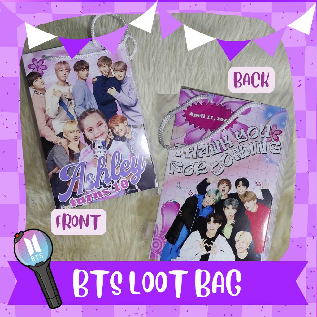BTS PERSONALIZED LOOTBAGS ( SOLD BY 10s) | Shopee Malaysia