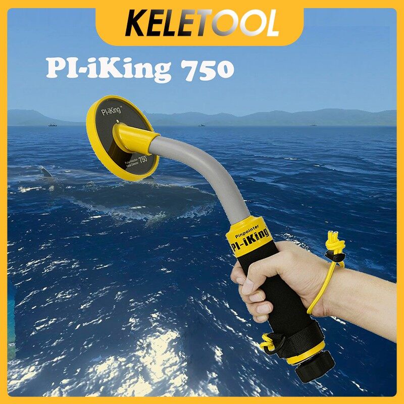 Pi-iking 750 Underwater Metal Detector 30M Fully Waterproof Handheld ...