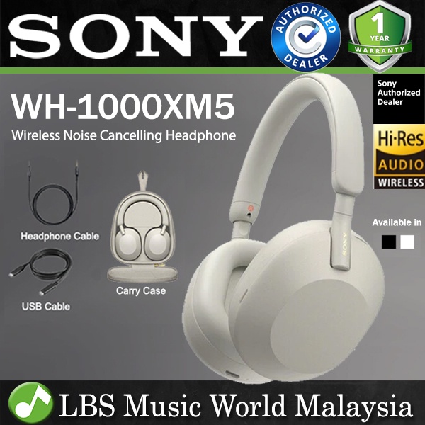 Sony WH-1000XM5 Wireless Bluetooth Noise Cancelling Over Ear Headphone (WH1000XM5) | Shopee Malaysia