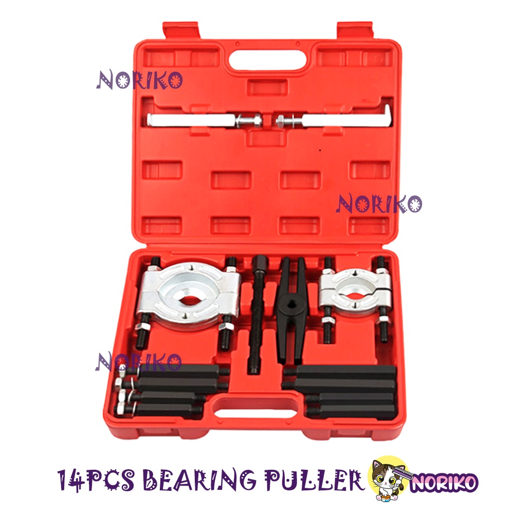 14 PCS Car Bearing Splitter Gear Puller Fly Wheel Separator Set Bearing ...