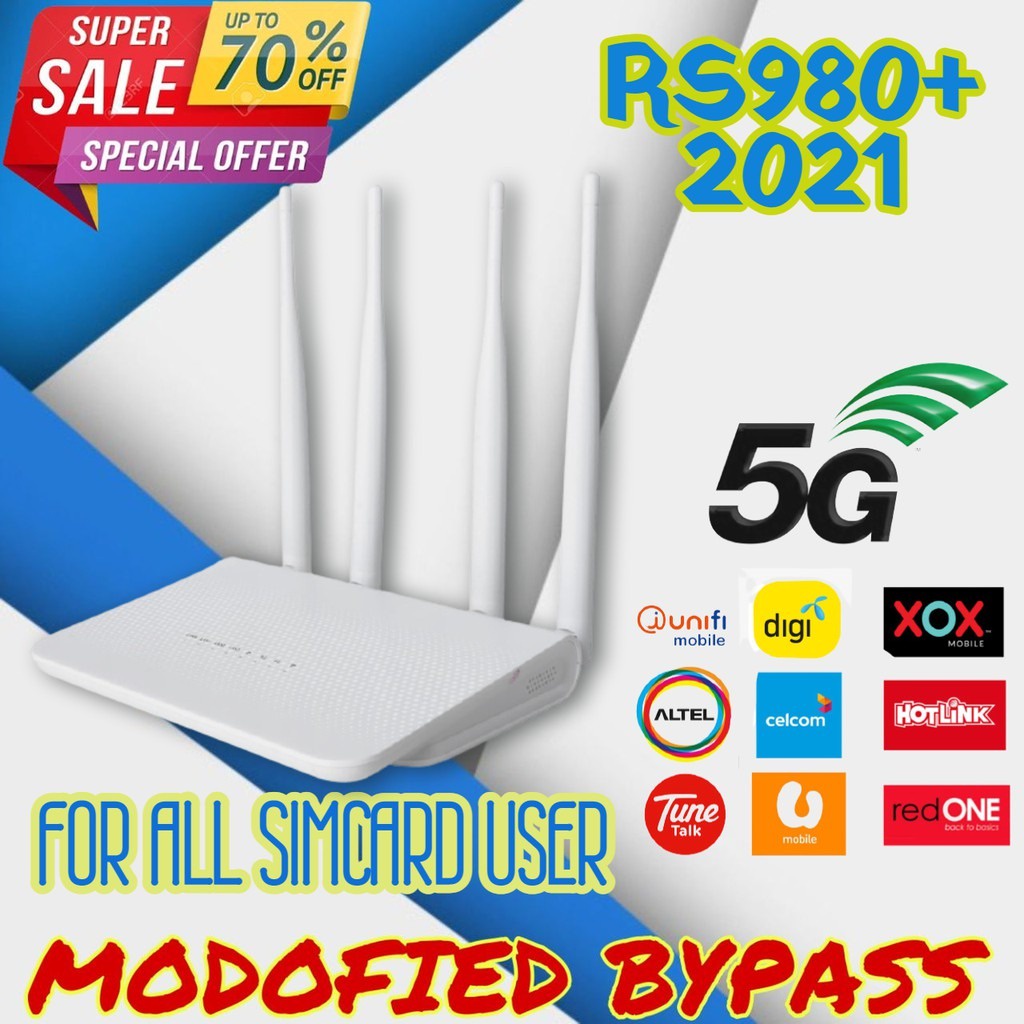 MODIFIED BYPASS GT990+CPE C300/RS980+ 2021 Modified 4G LTE CPE Router ...