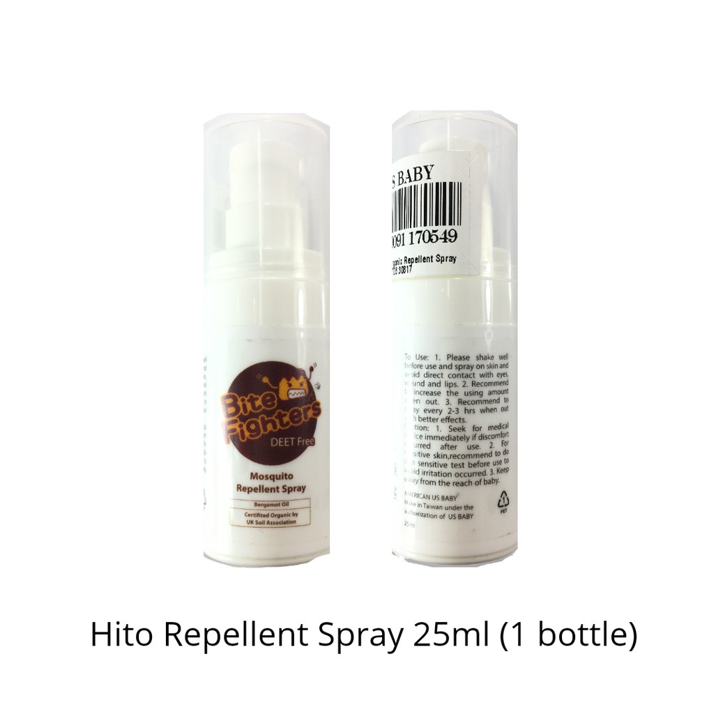 Bite Fighter Advanced Organic Mosquito Repellent Spray 25ml | Shopee ...