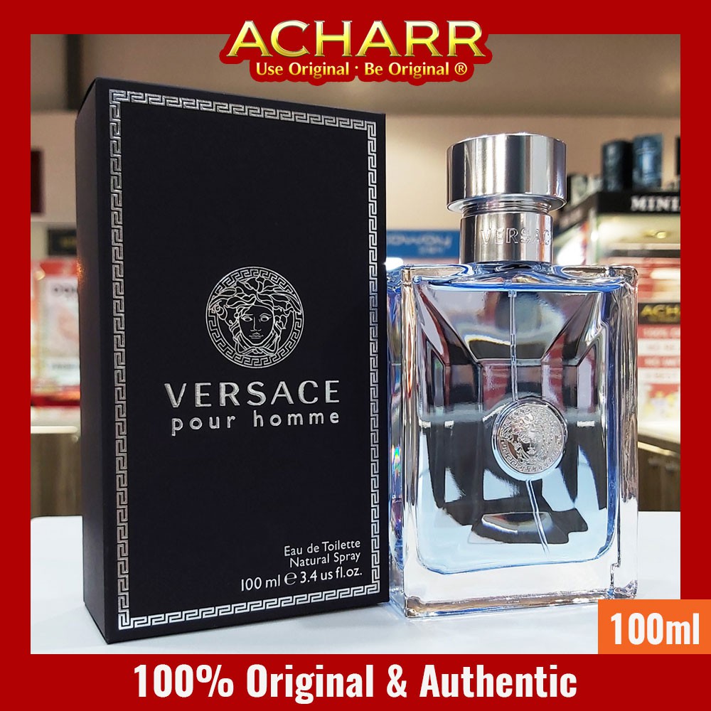 [100% Original] Versace Pour Homme EDT Perfume (50ml~100ml) | Shopee ...