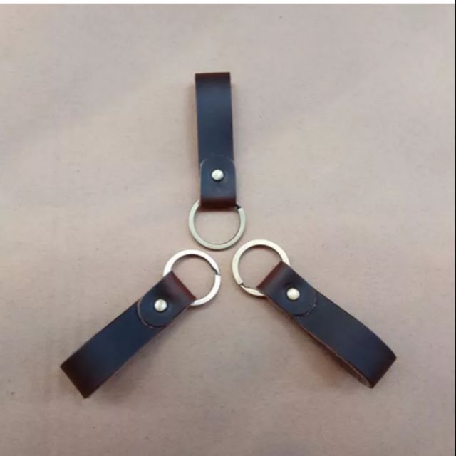 Genuine Cowhide Leather Keychain Key Holder Cow Kulit Lembu Original ...