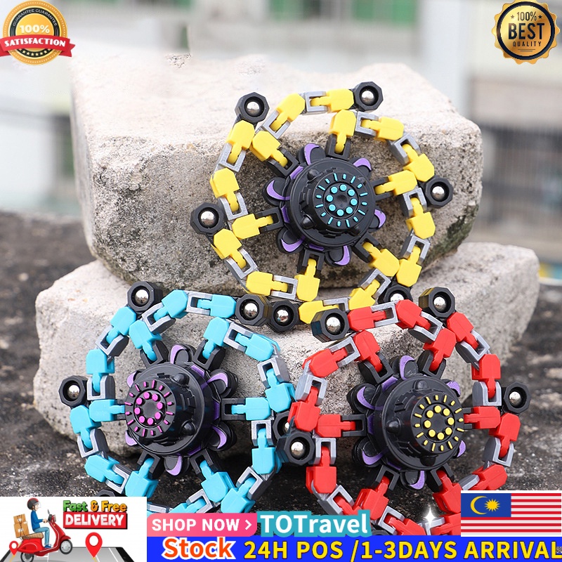 🔥IN STOCK 🔥Deformed Fidget Spinner Chain Toys Antistress Hand Spinner ...