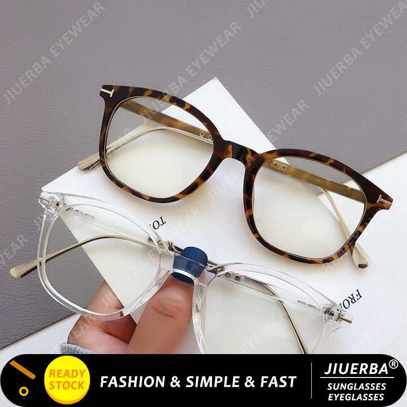 (JIUERBA)COD Korean Fashion Style Retro Round Frame Eyeglasses Frame ...