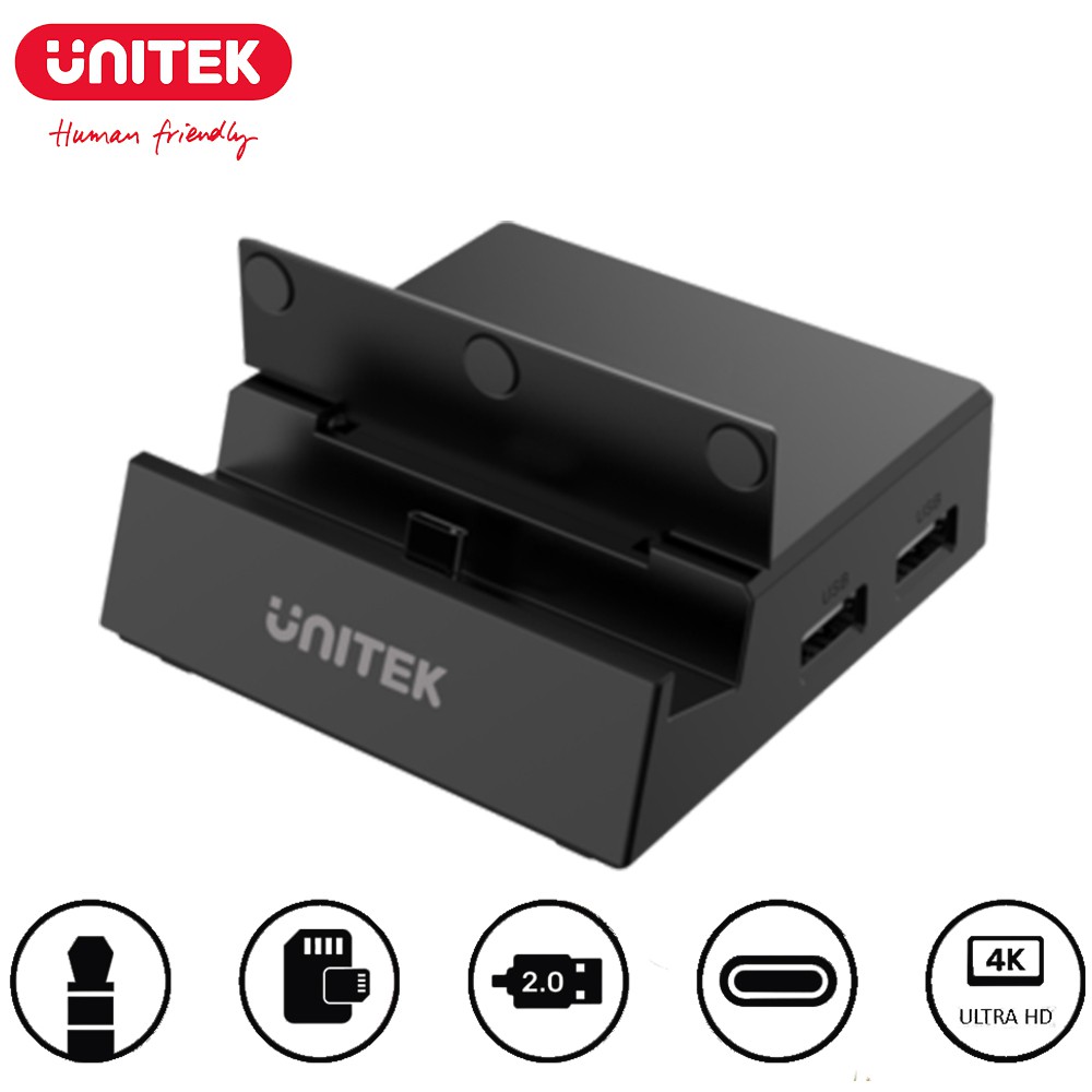 Unitek USB Type-C Multimedia Gaming Station Support Nintendo Switch ...