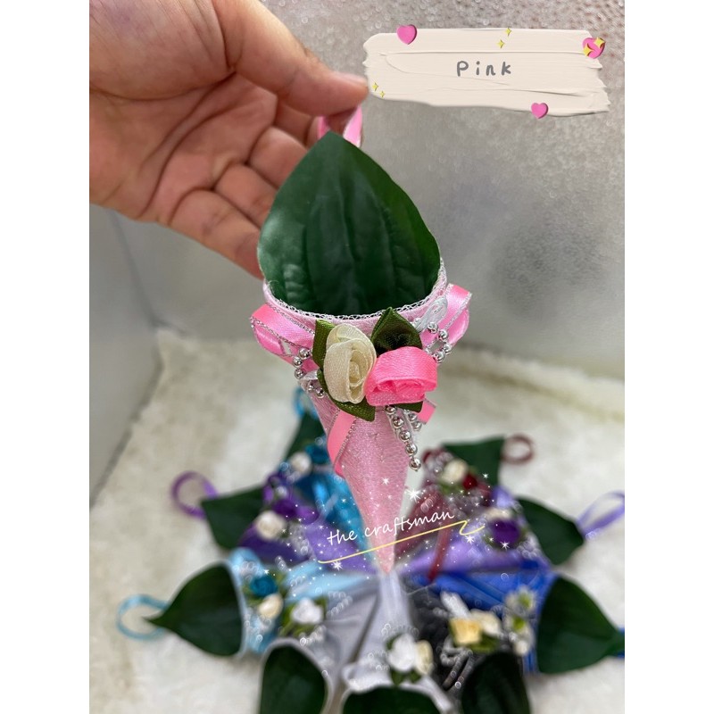 Handmade Bekas Bunga Rampai - design Cone | Shopee Malaysia