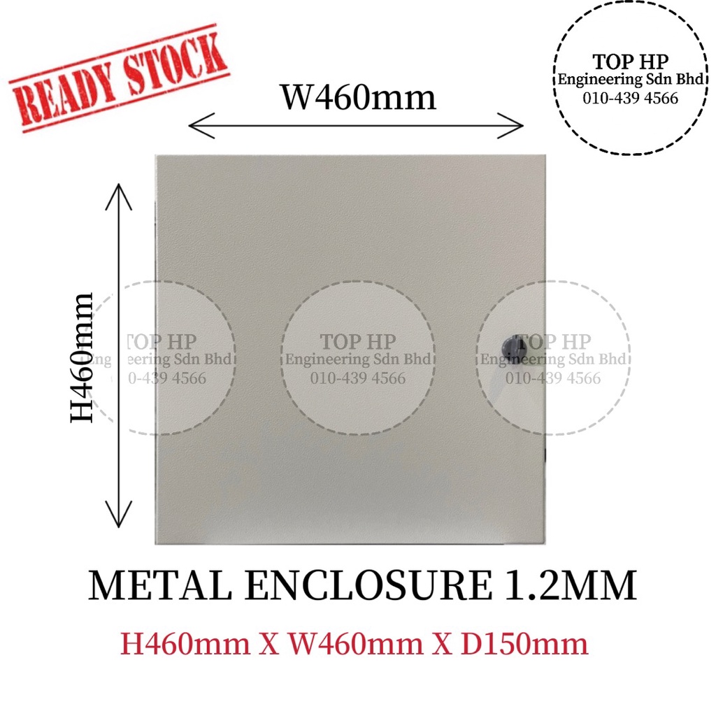 Metal Enclosure (IP20) H460mm X W460mm X D150MM | Shopee Malaysia
