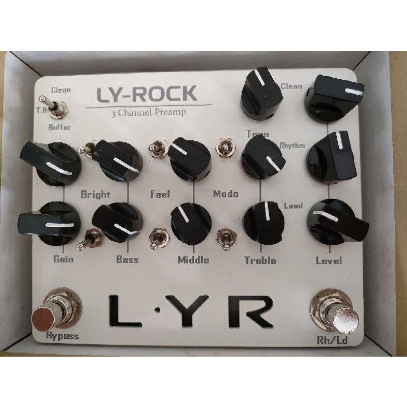 LYR LY-Rock 3 channel Preamp Effect Pedal High Gain Distortion Pedal ...