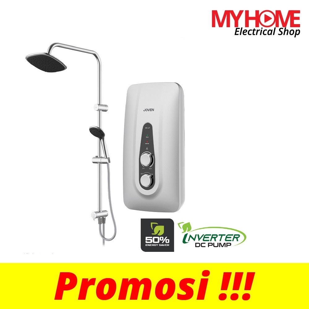 JOVEN SB11iP-RS DC PUMP INSTANT WATER HEATER WITH RAIN SHOWER (SILVER) | Shopee Malaysia