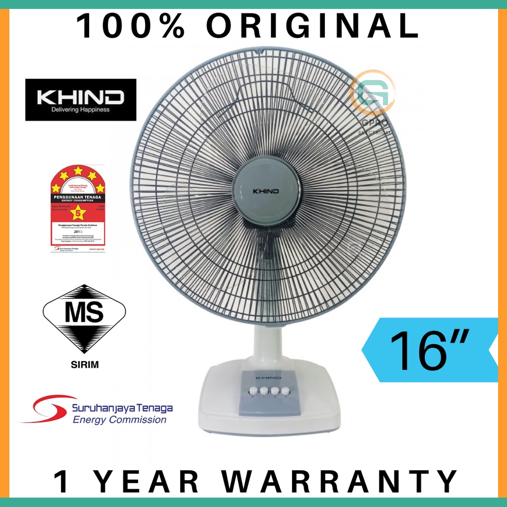 KHIND TABLE FAN 12" 16" | TF1210SE/TF166/TF1610 | KIPAS MEJA | Shopee ...