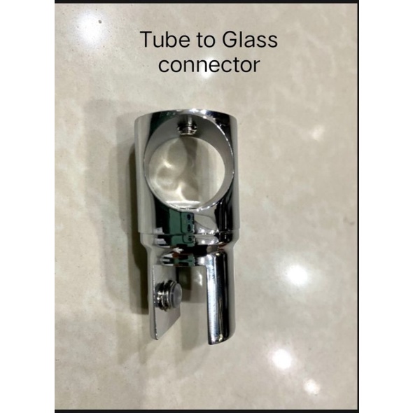 Tube to Glass Connector for Shower Enclosure (19mm&25mm) | Shopee Malaysia