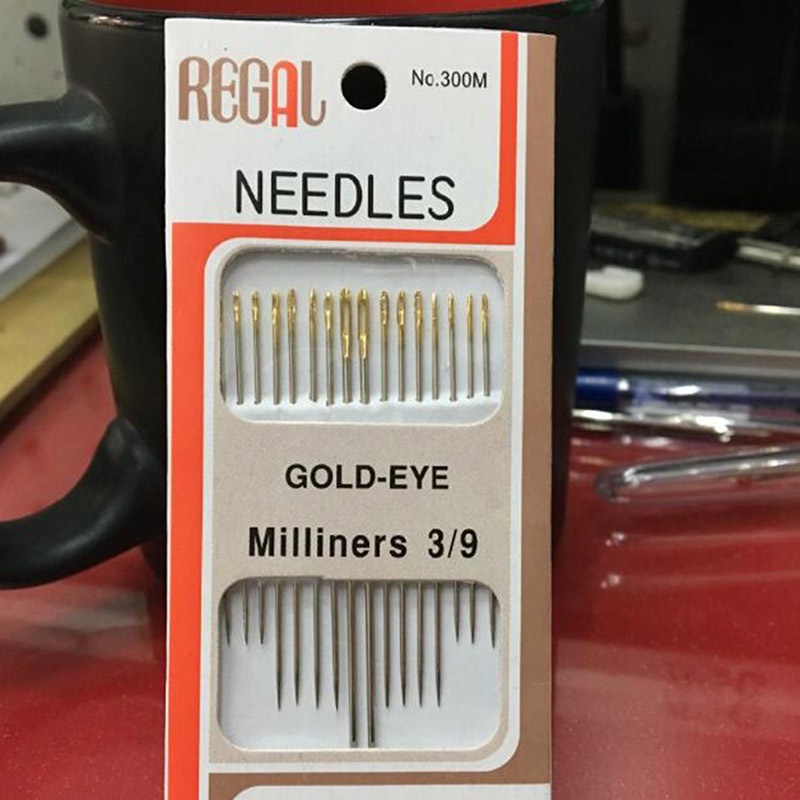 Stainless Steel Gold Plated Cross Stitch Needle Sewing Clothes Quilt ...