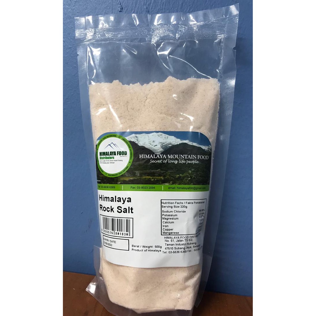 [MD Keto] [ 500g ] Himalayan Fine Rock Pink Salt Purest Salt in the ...