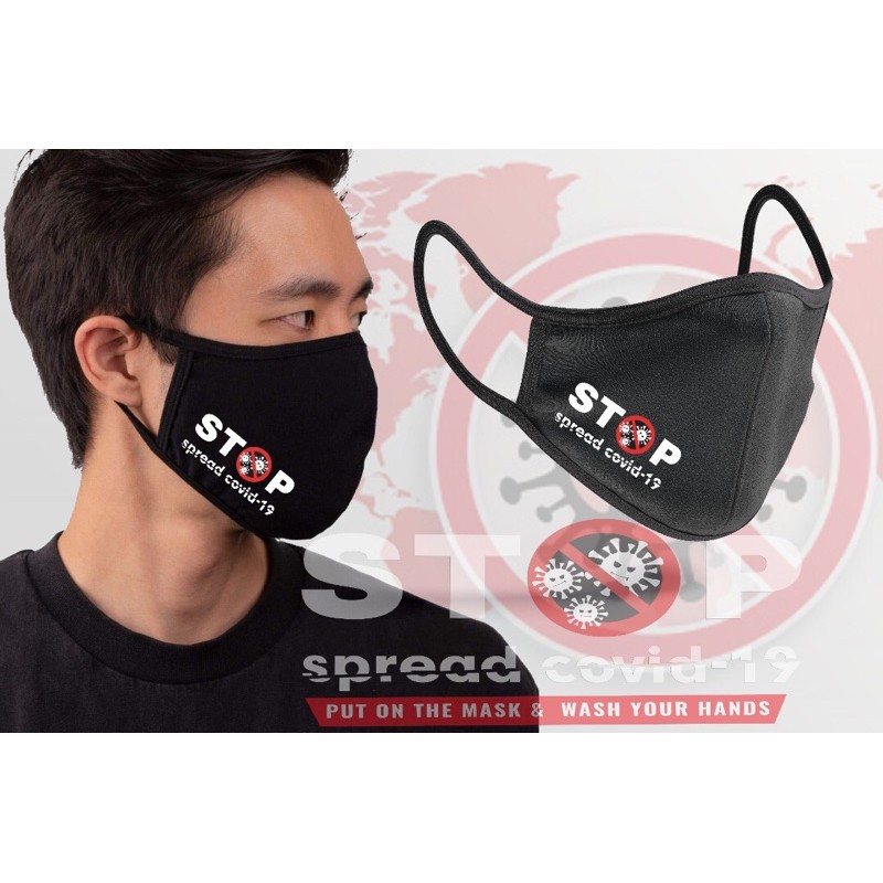 🔥FACE MASK FABRIK🔥| FRONTLINER | STOP COVID | | Shopee Malaysia