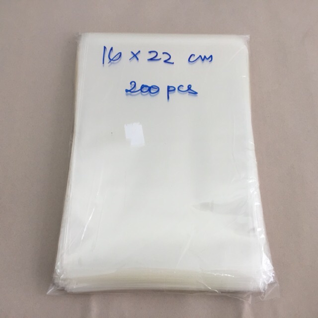 Opp Packing Plastic Bag 200pcs 16x22cm | Shopee Malaysia
