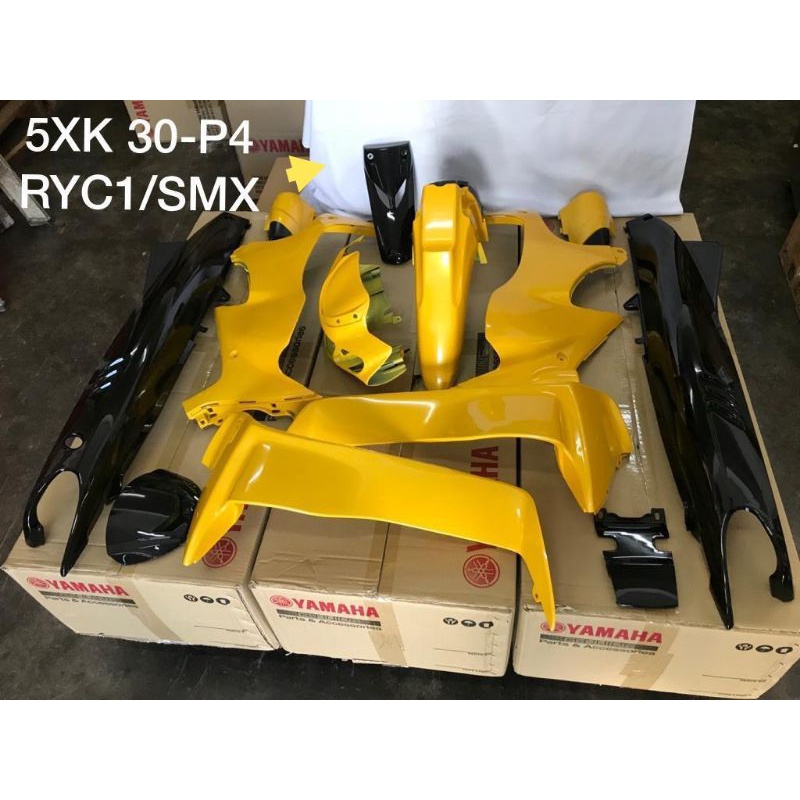 Cover Set Yamaha 125 125Z 125ZR 100% HLY Original Yamaha ( Kuning ...