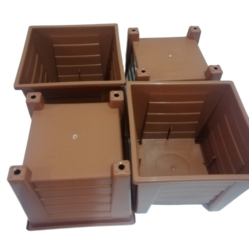 Wecareyou20 4"-10" Square Plastic Flower Pot Pasu Bunga Hiasan Empat ...